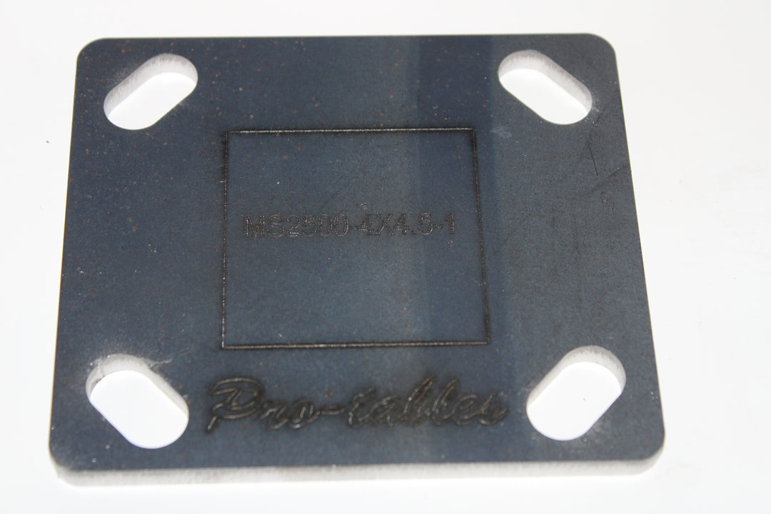 4X4.5 Caster Plate – Pro Tables Direct